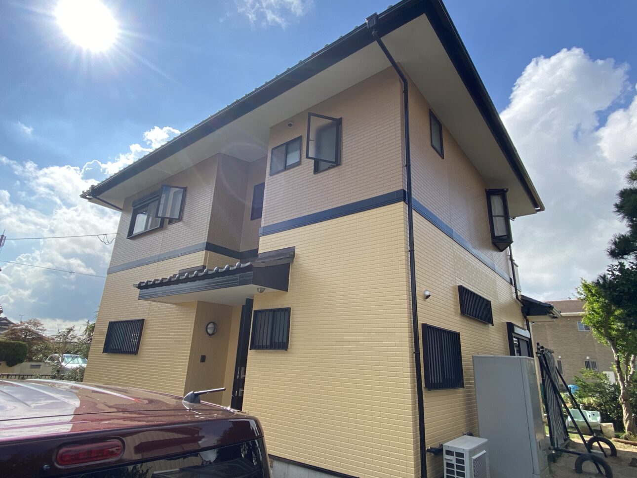 無機塗装 ND-281、ND-343 ツートン仕上げ | 塗装屋ぬりべえ